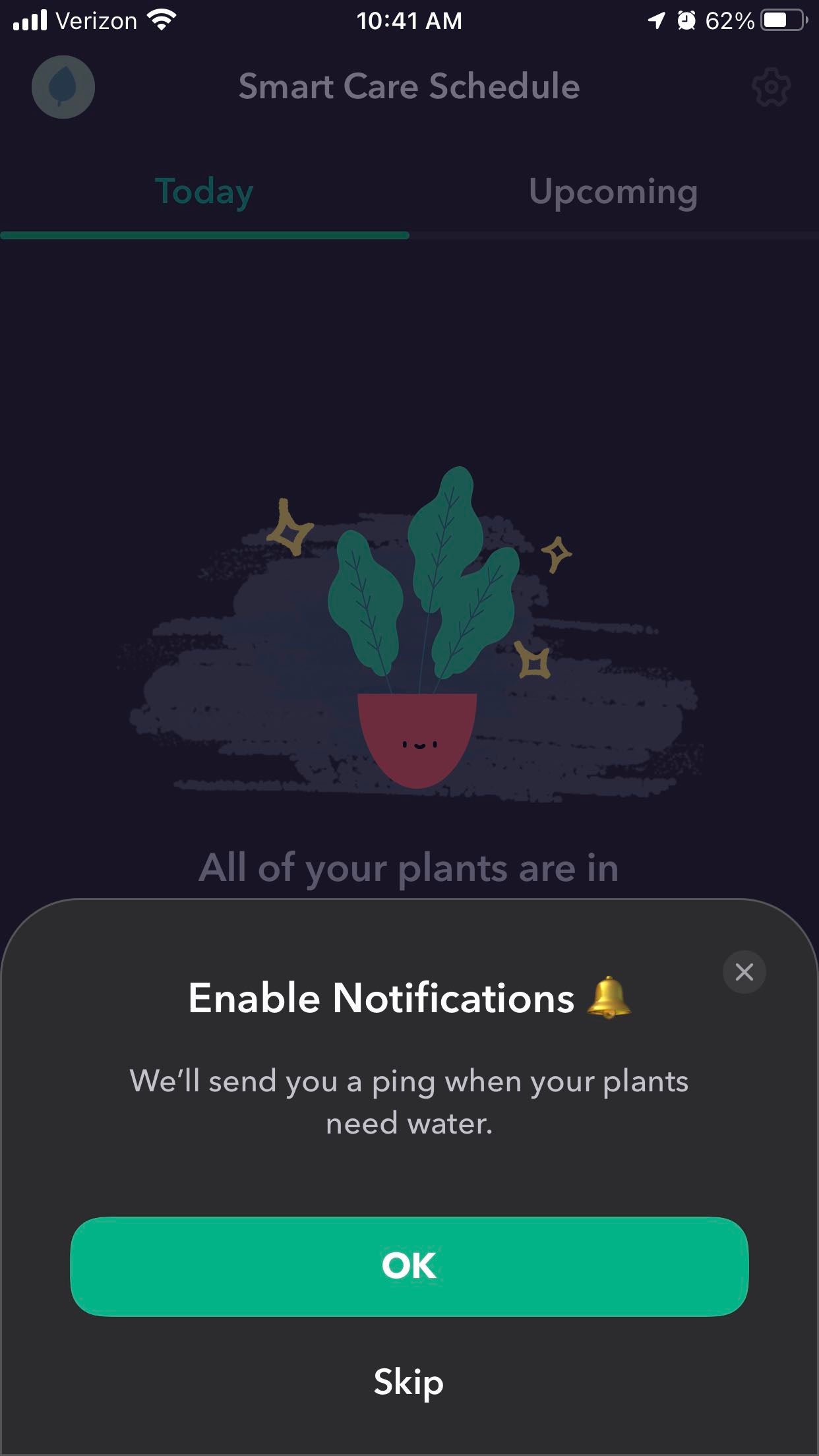 How can disable notification request?
