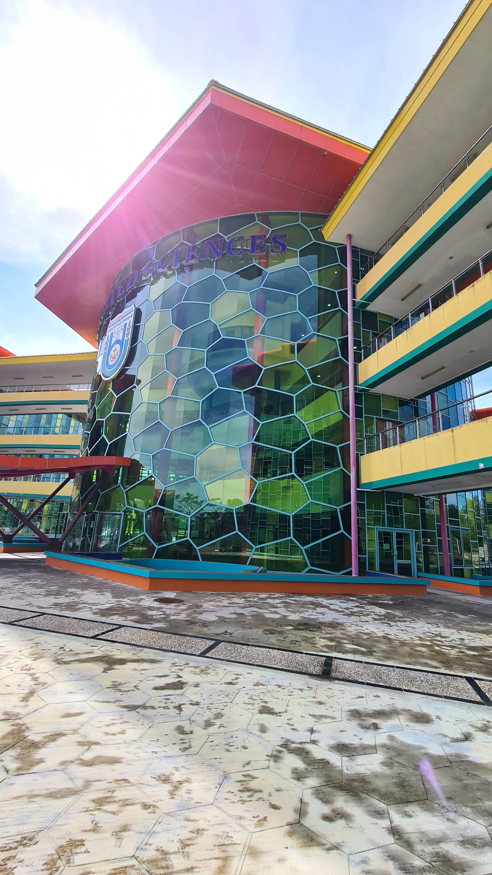 Integrated Science Building looks like a plant cell